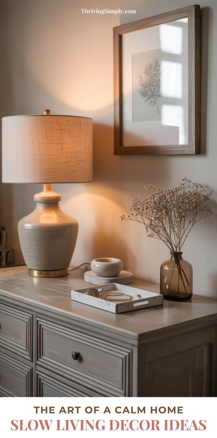 The Art of a Calm Home: Slow Living Décor Made Easy - thrivingsimply.com