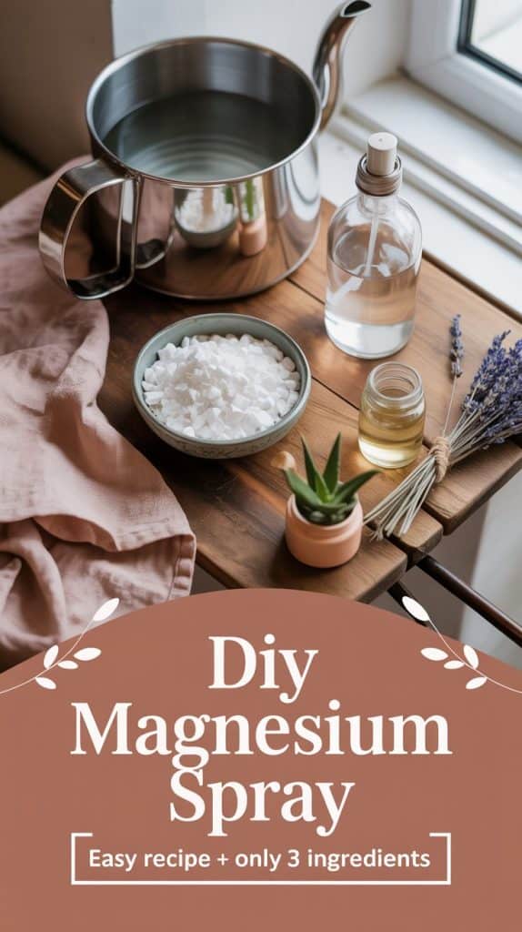 DIY Magnesium Spray - Sleep Better, Stress Less - thrivingsimply.com
